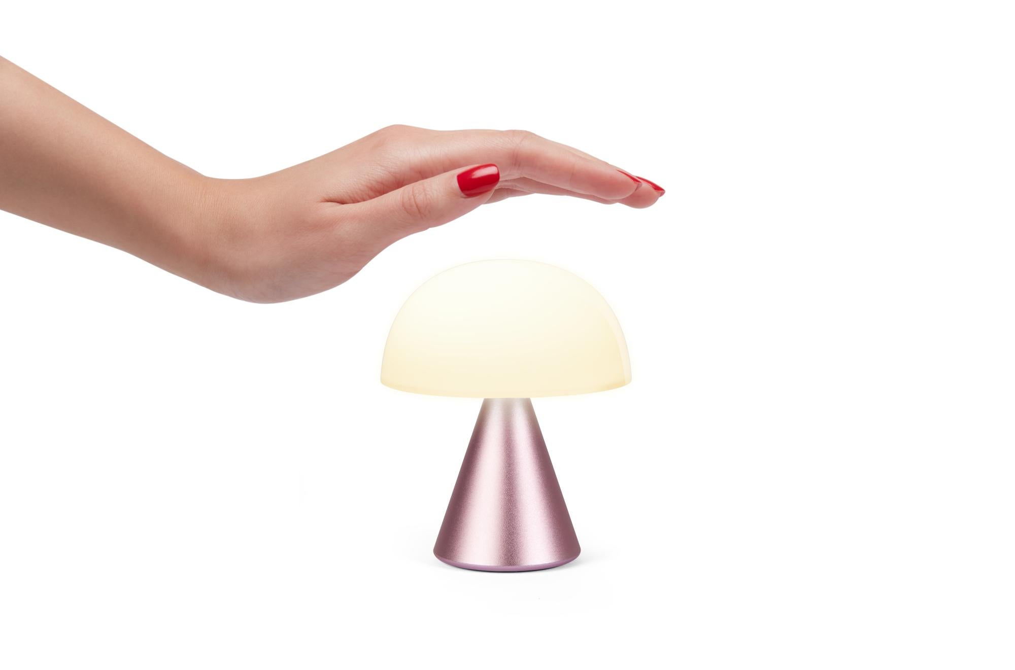 LEXON - Lampe LED portable Medium MINA M (aluminium rose) | Leroy Merlin