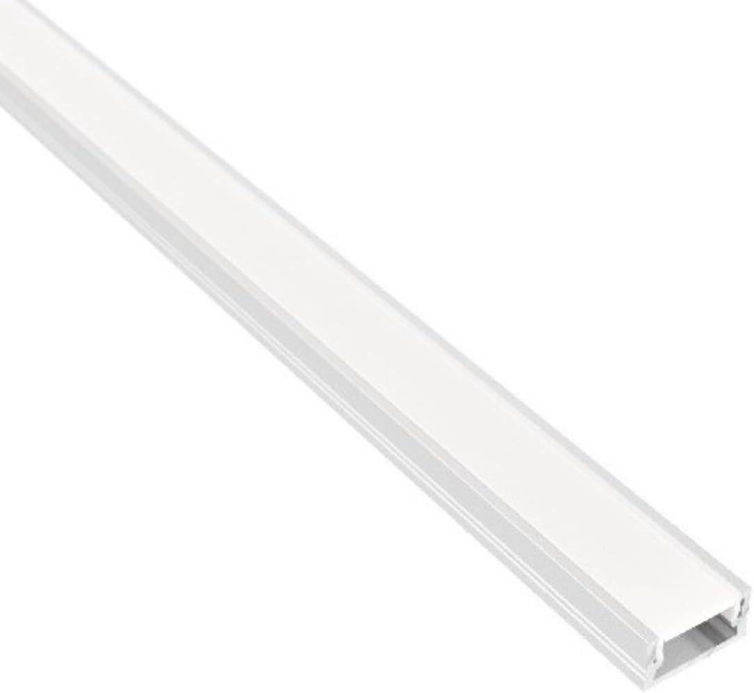 MINI Canal con perfil de cubierta para tiras LED - Perfil de aluminio ...
