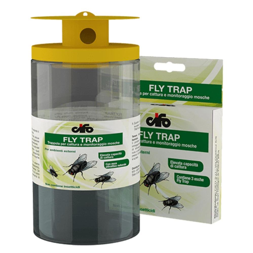 Insetticida trappola cattura mosche biologica CIFO FLY TRAP per esterno ...
