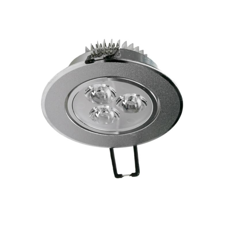 Lot De 20 Spots Led Orientables, Ecd Germany, 3 W, Rond, 85 Mm, Argent ...