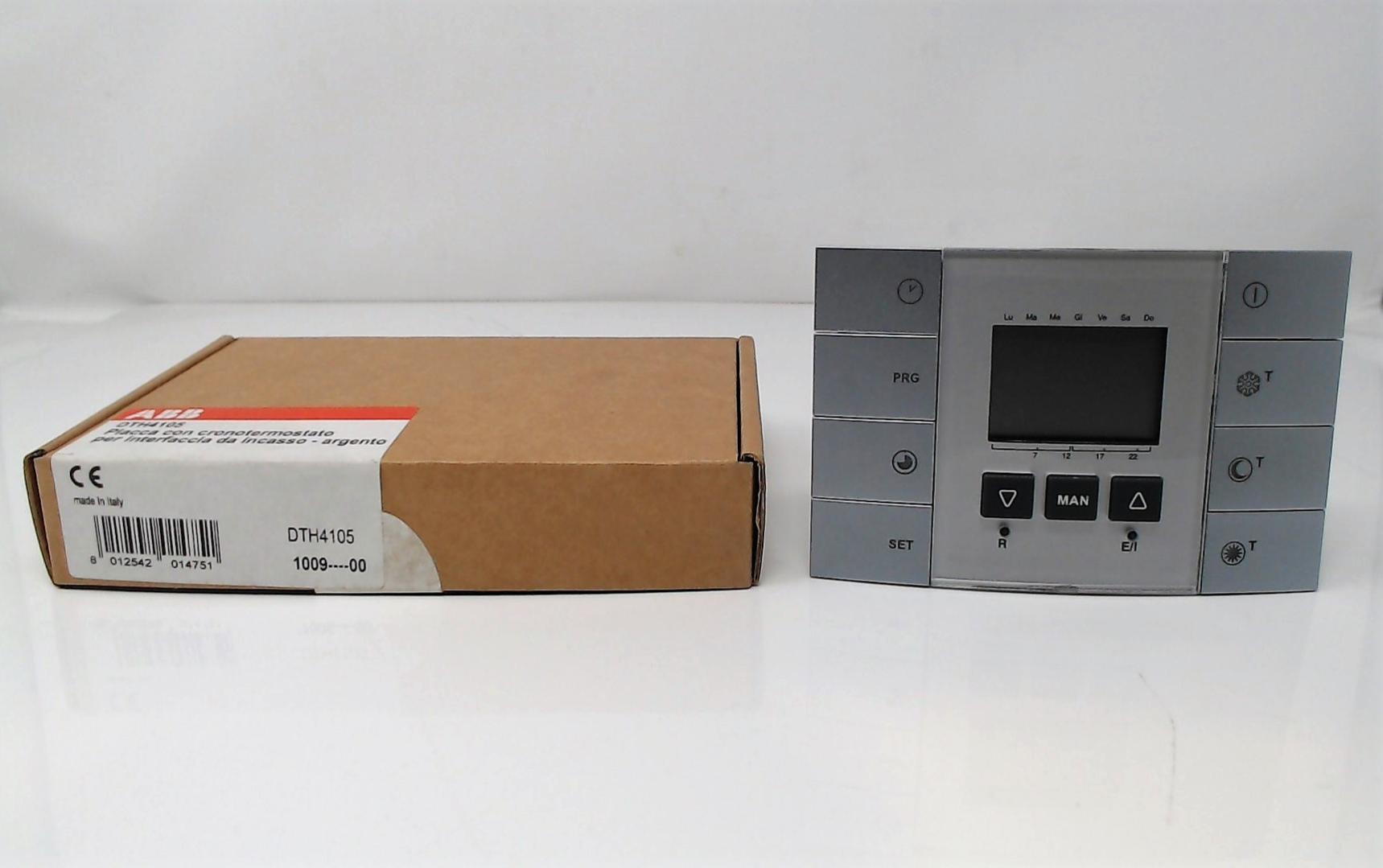 Abb dth4105 placca cronotermostato incassoargento - Nuovo | Leroy Merlin