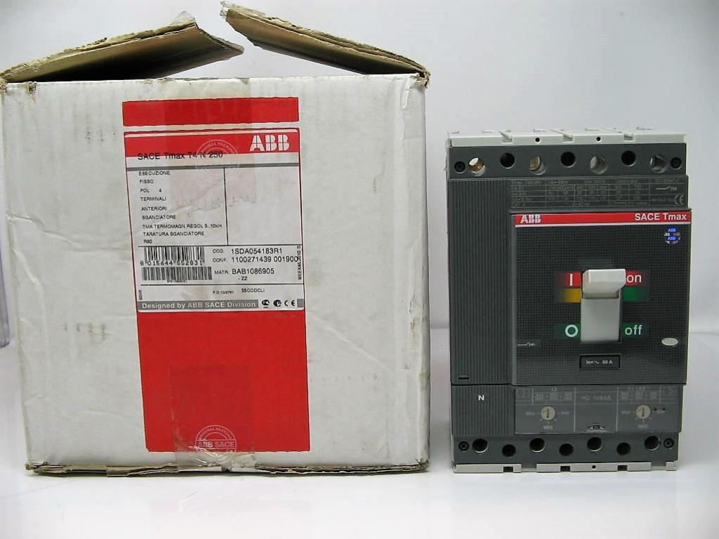Abb interruttore t4n 250 tma 80-800 4p f f 1sda054183r1 - Nuovo | Leroy ...