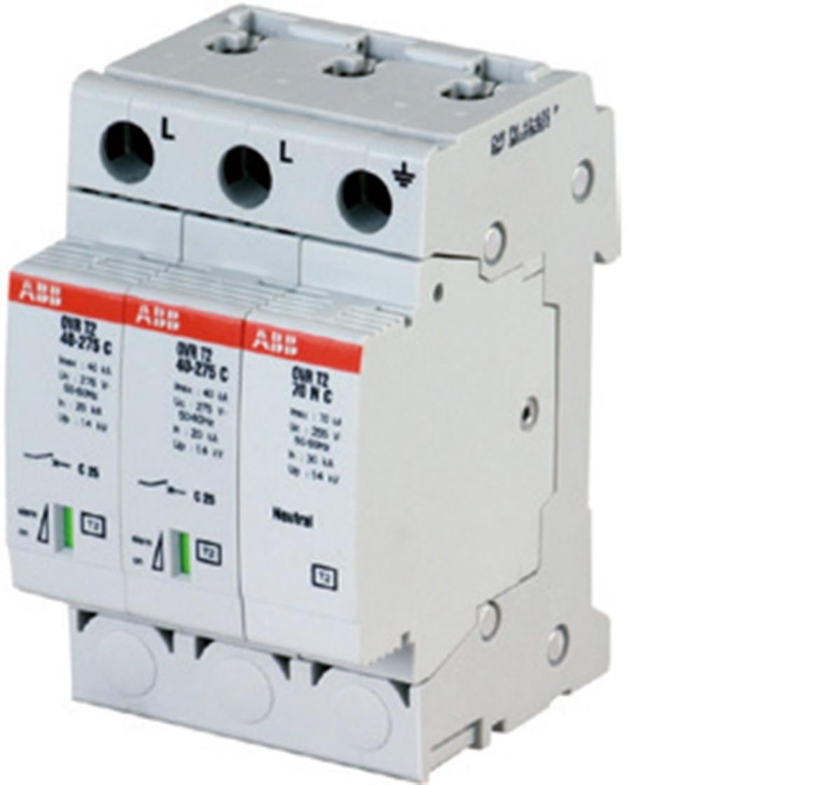 Abb scaricatore ovr pv 40 600 p spd fotovolt 670vcc m513960 - Nuovo ...