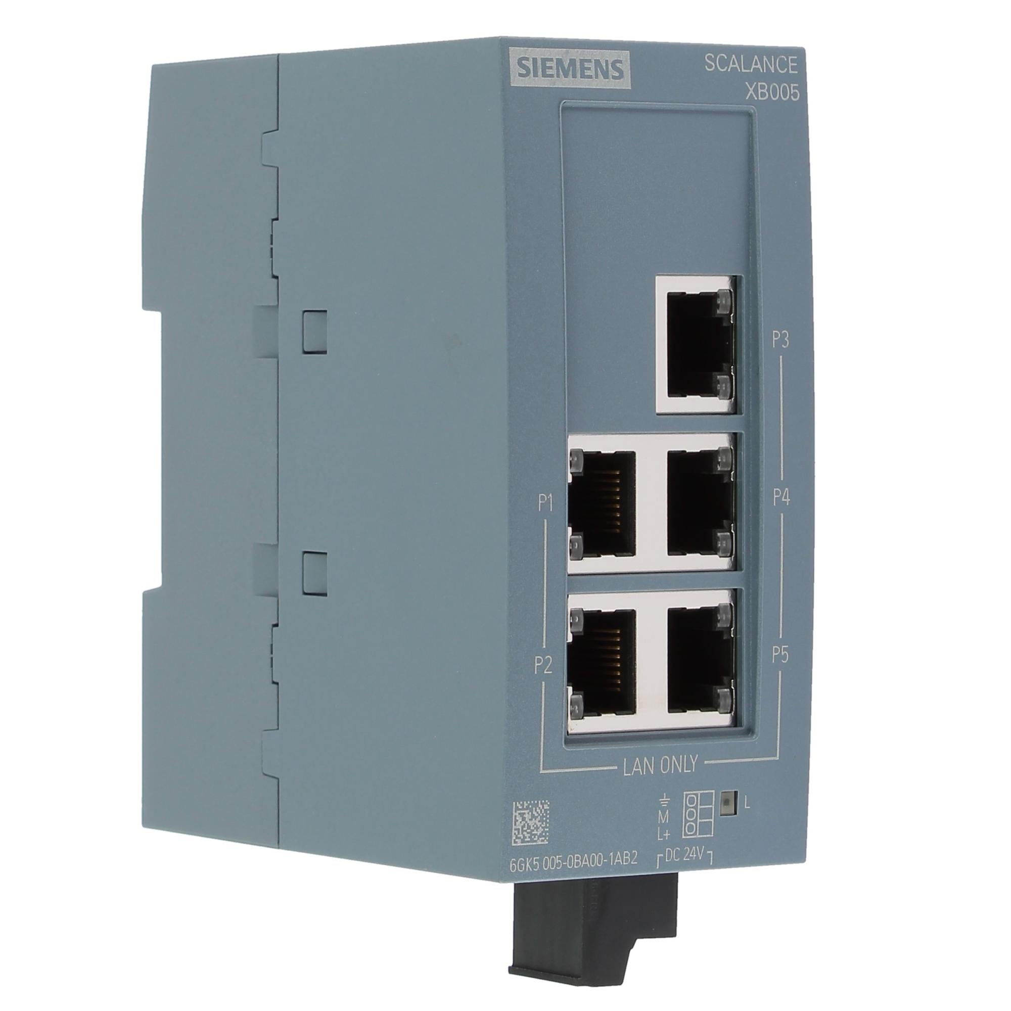 Siemens 6GK50050BA001AB2 xb005 unmanaged ind.ethernet swit - Nuovo ...