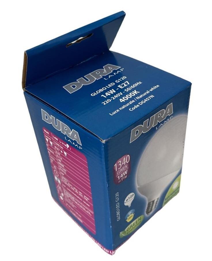 Duralamp DG457N Globo led e27 g120 14w 4000k - Nuovo | Leroy Merlin