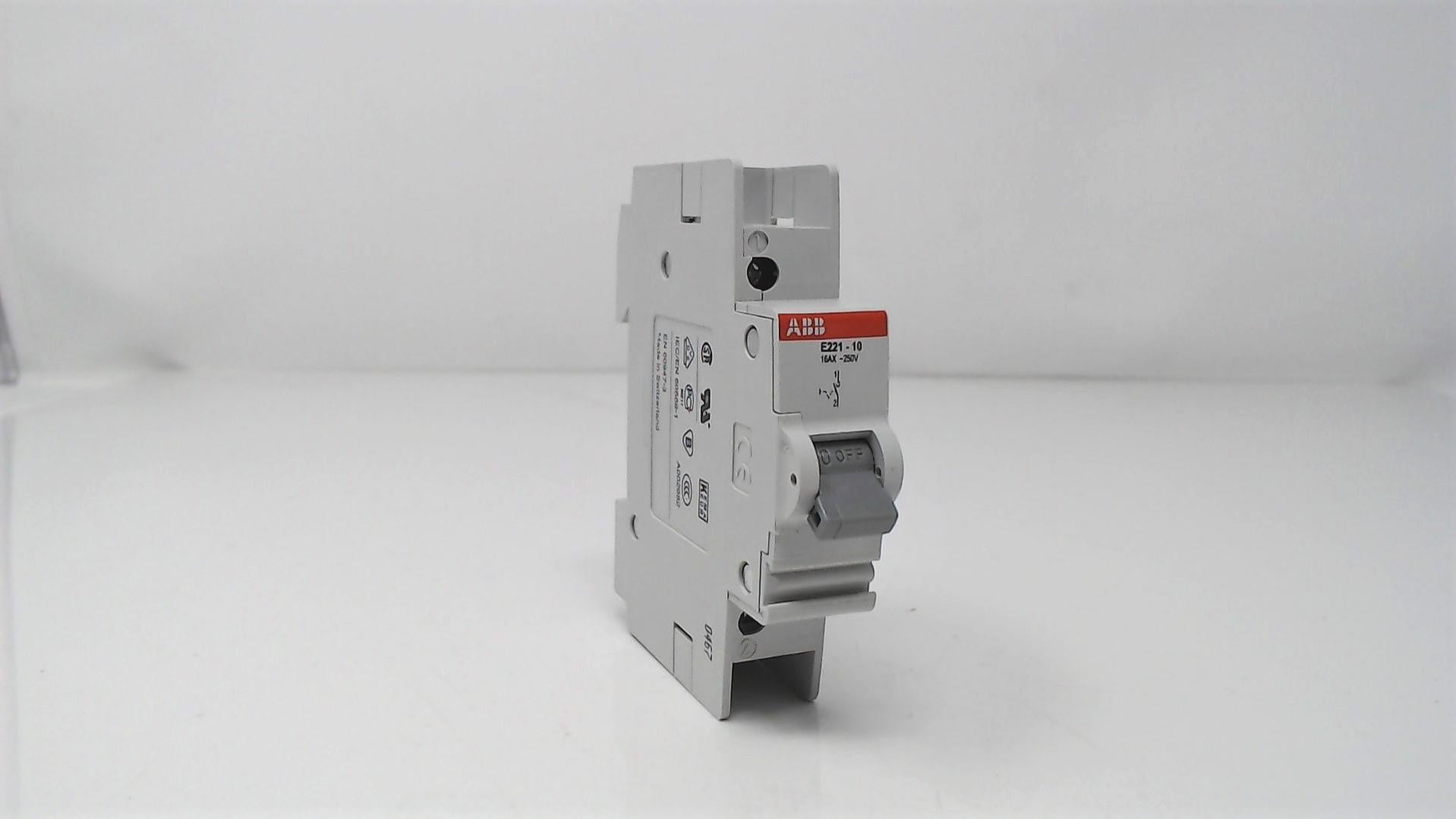 Abb e221-10 interruttore unipolare 1p 16a ef 901 2 - Nuovo | Leroy Merlin