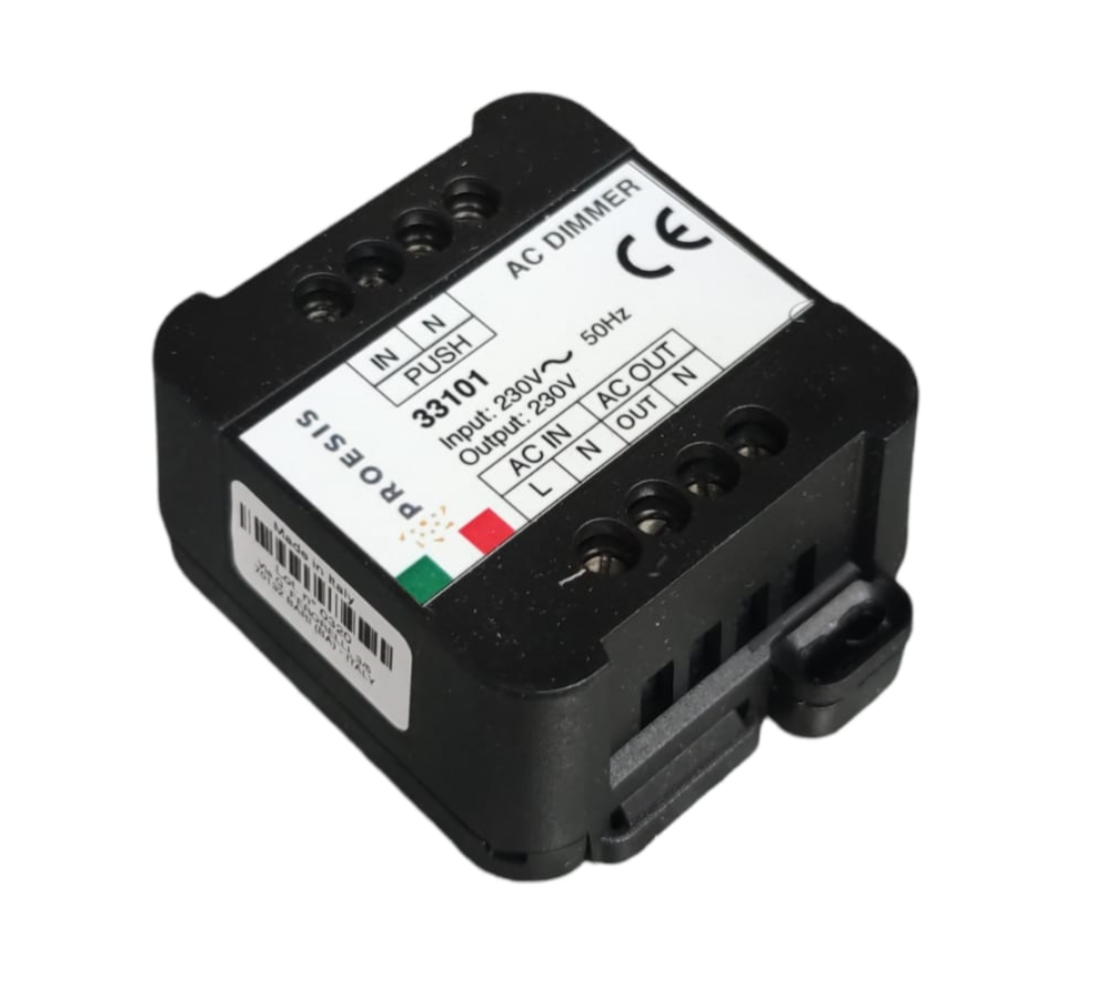 RelÈ dimmer x lampade led dimmerabili 230vac max 200w pulsan - Nuovo ...