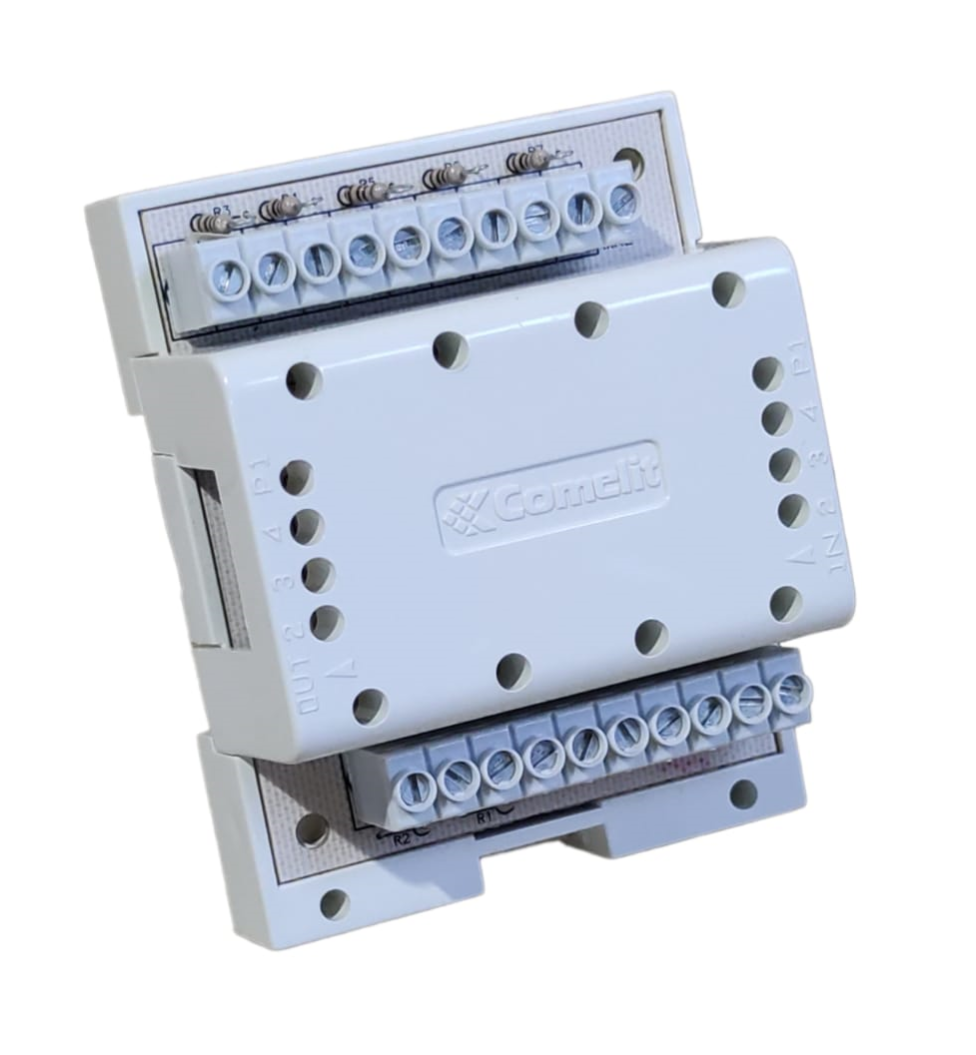Comelit 4834//9 modulo concentratore 9 uscite sistema simplebus - Nuovo ...
