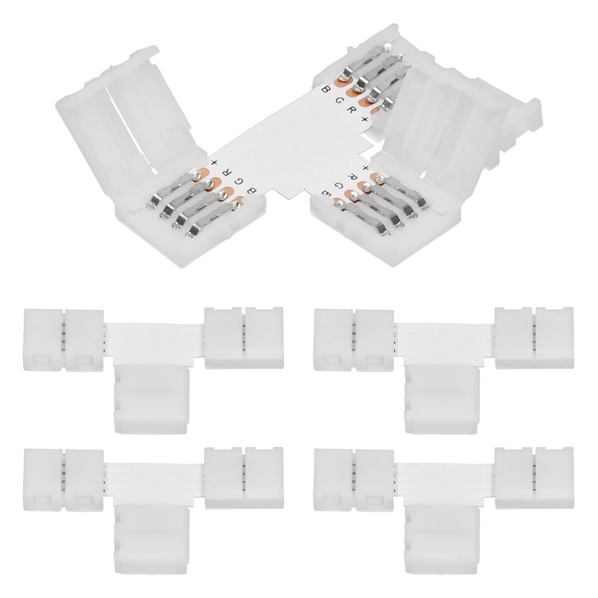 Ecd Germany 5 X Rgb Led Stripe Bar Connector Adattatore Connettore ...