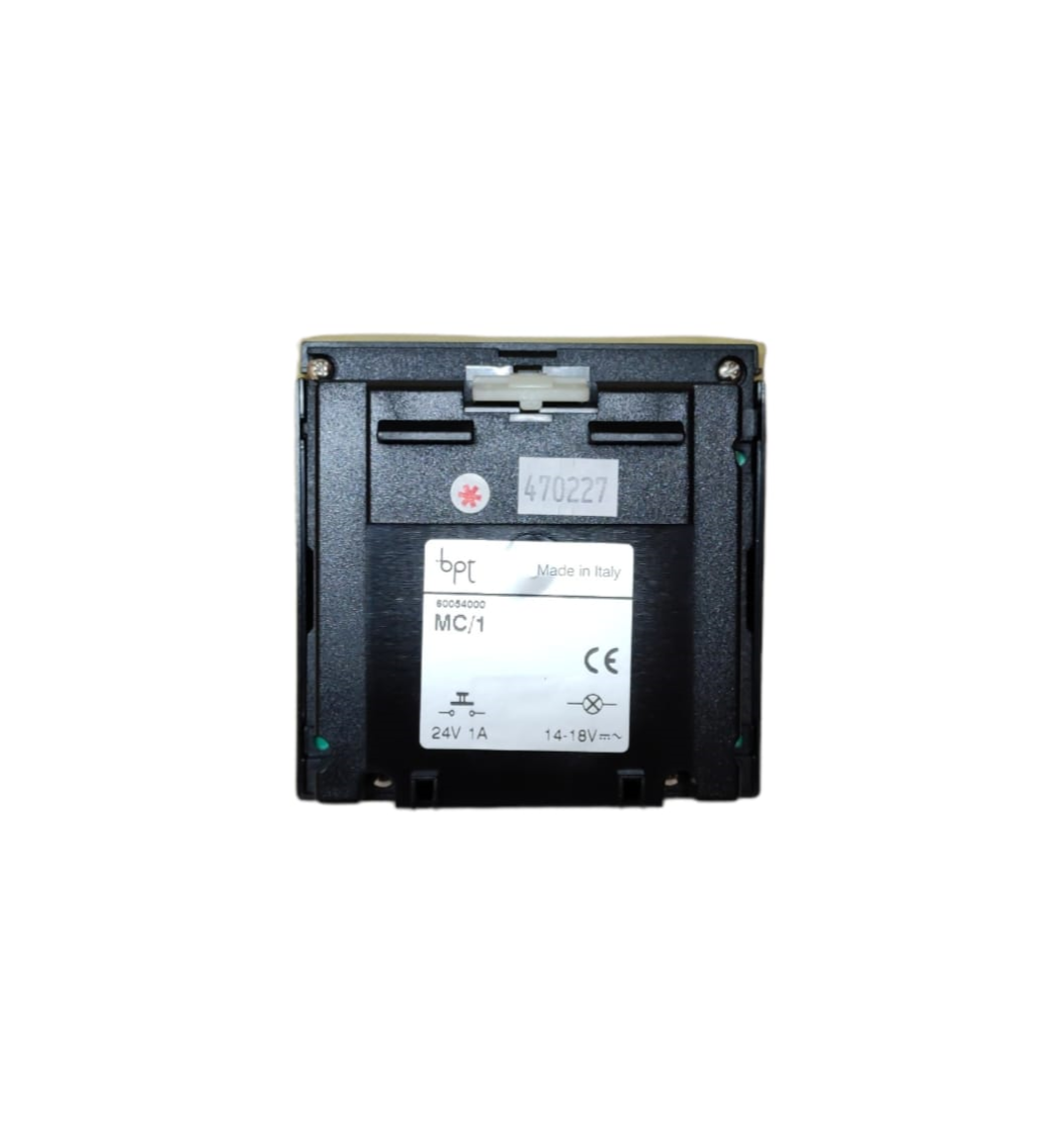 Bpt 60054000 mc//1 modulo chiamata 1 pulsante tm - Nuovo | Leroy Merlin
