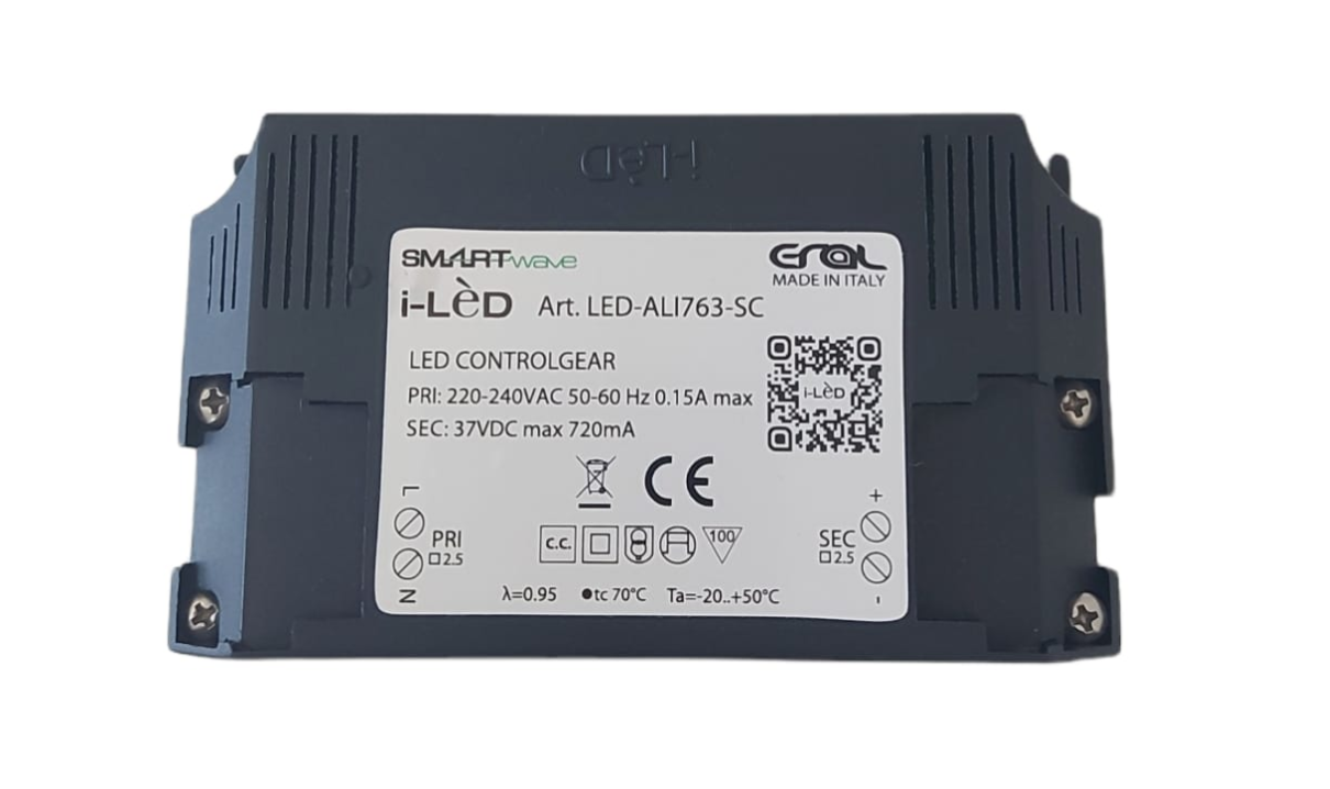 Linea light 99147 alimentatore 700ma 37v1x25w led-ali763-sc on//off ...