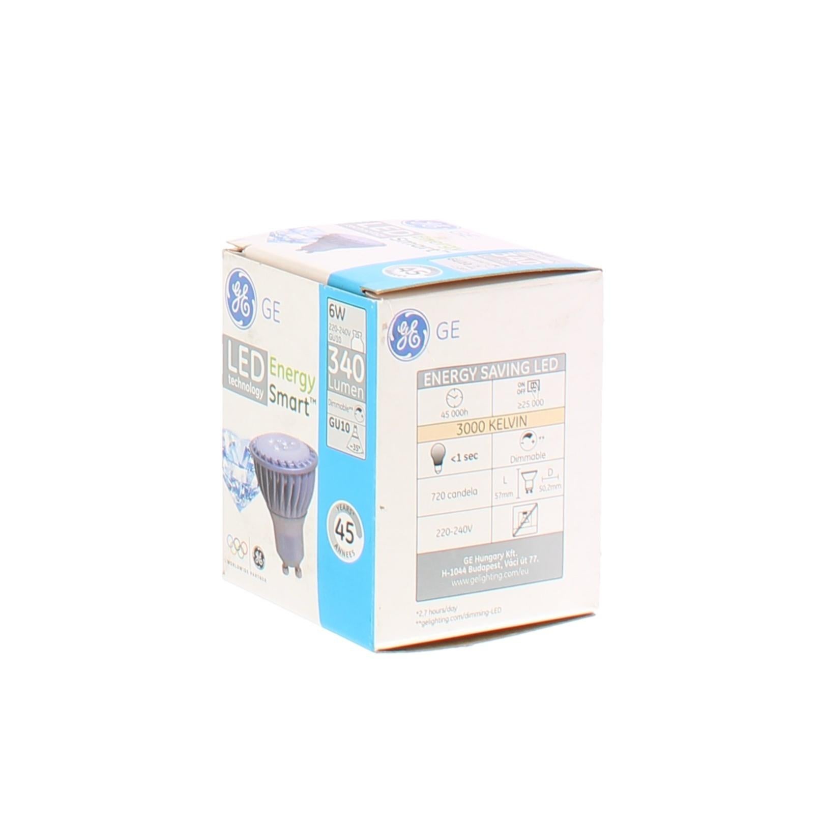 General lighting 98723 led 6/gu10/830/220-240v/ bx35° lampada led gu10 ...