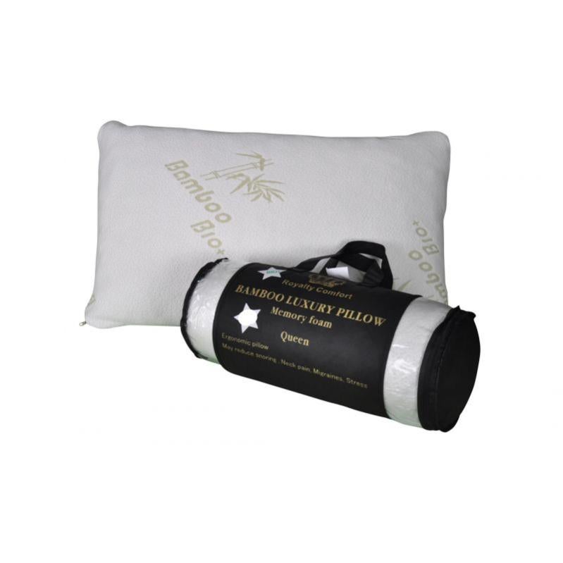 Oreiller de luxe en bambou Queen 50x76cm Herzberg HG5076BM-blanc ...