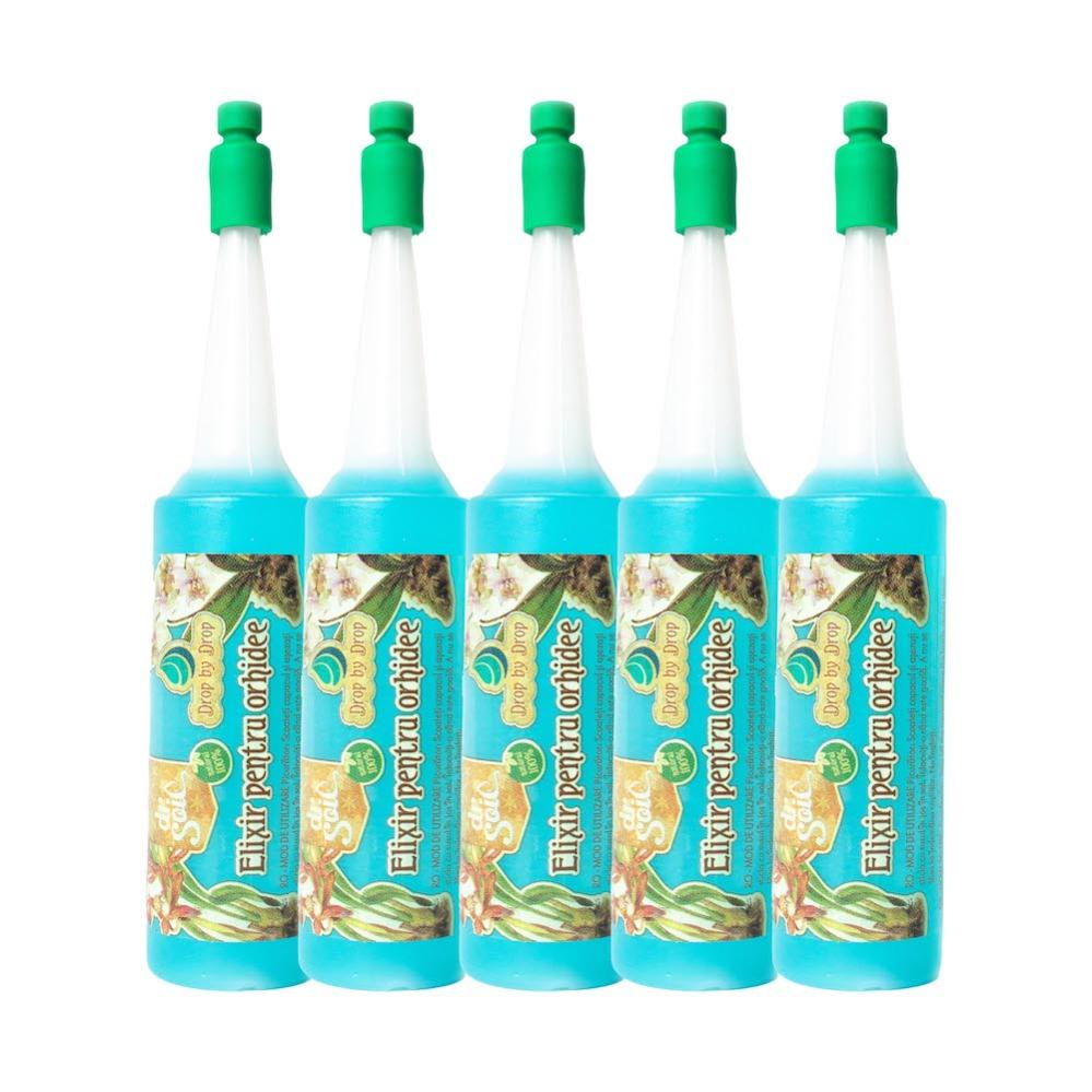 Set di 5 flaconi Dr.Soil Elixir per orchidee Drop-by-Drop 32 ml | Leroy ...