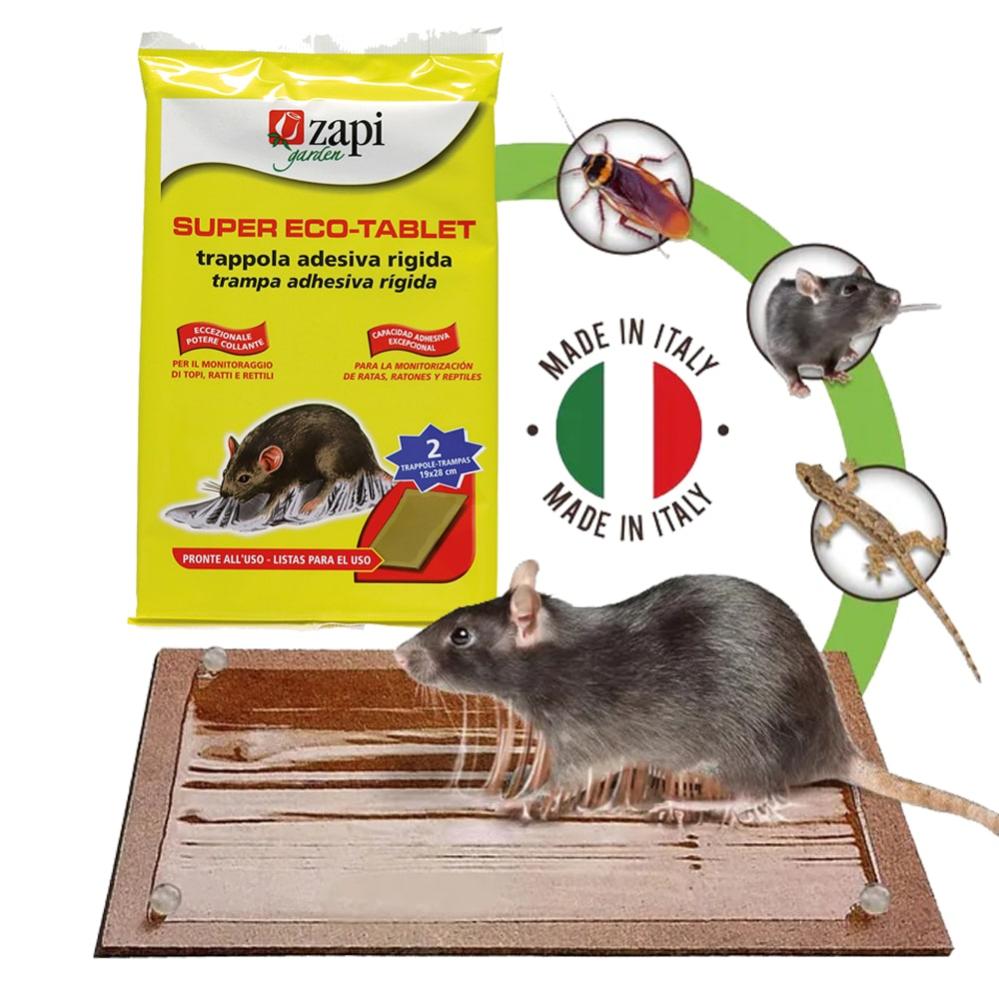 Trappola adesiva per ratti e topi ZAPI SUPER ECO-TABLET tavolette ...