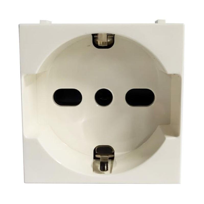 Presa Schuko e Bipasso Abb Zenit N2233 BL 2 Moduli Bianco Z1109BL | Leroy Merlin