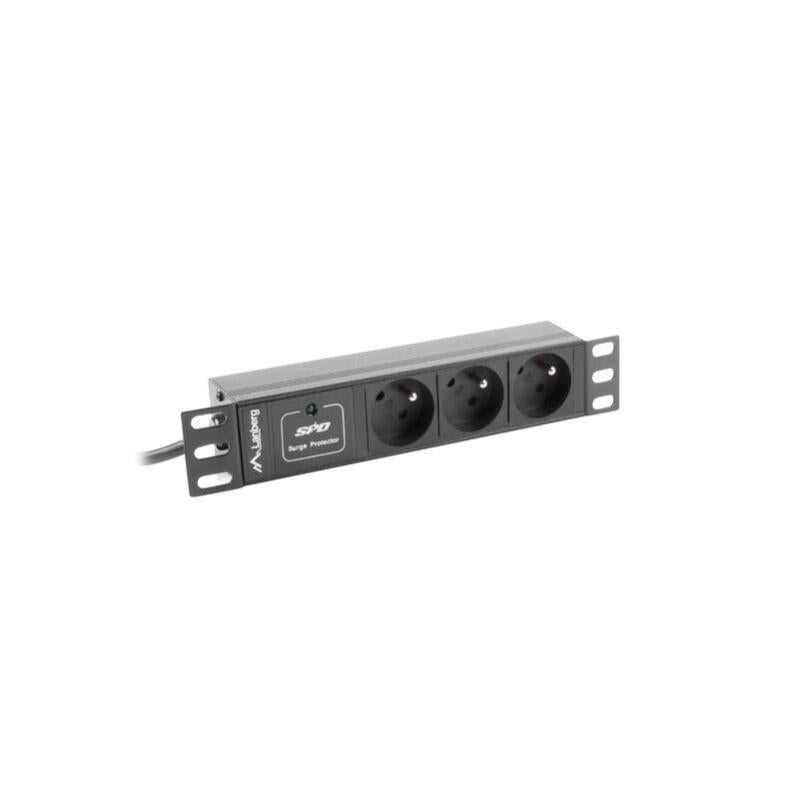 Presa multipla Lanberg per rack 10" (1u, 16a, 3x 230v pl) | Leroy Merlin