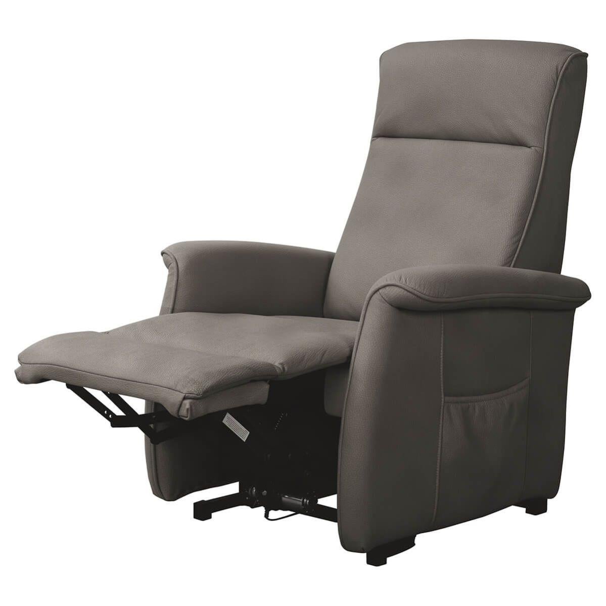 BARRENCE - Fauteuil Relax et Releveur Electrique Tissu Aspect Cuir ...