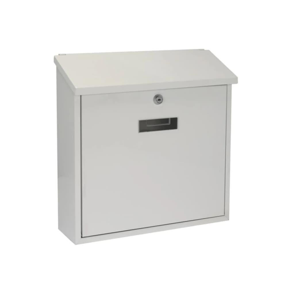432497 Perel Mailbox "Monaco" White | Leroy Merlin