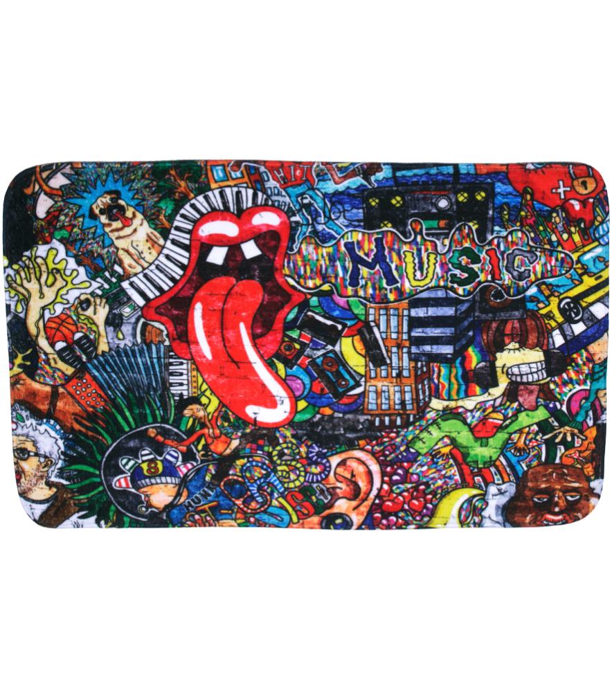 Tappeto da bagno Graffiti 50 x 80 cm | Leroy Merlin