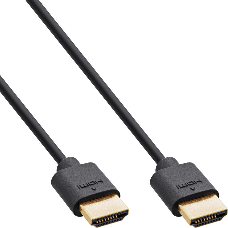 Inline cable slim ultra high speed hdmi m/m 8k4k negro 0,3 m | Leroy Merlin