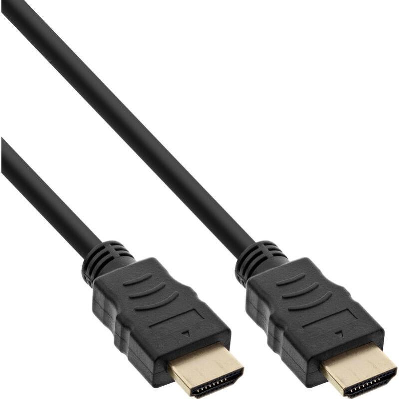 Cable inline hdmi con ethernet macho a macho negro 3m | Leroy Merlin