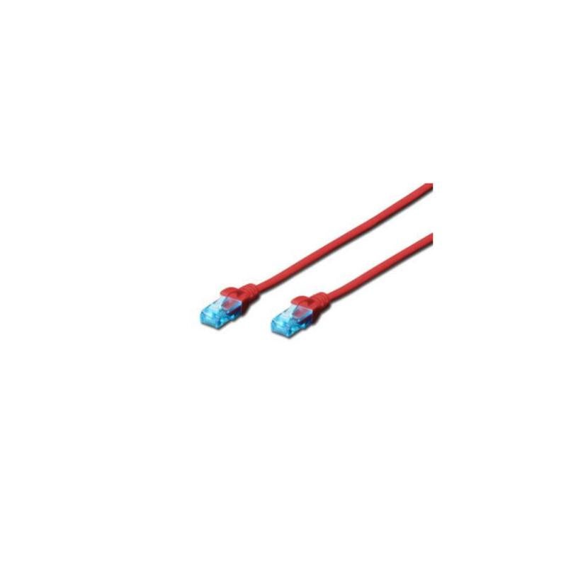 Digitus cable de red premium cat 5e utp 7,0 m rojo | Leroy Merlin