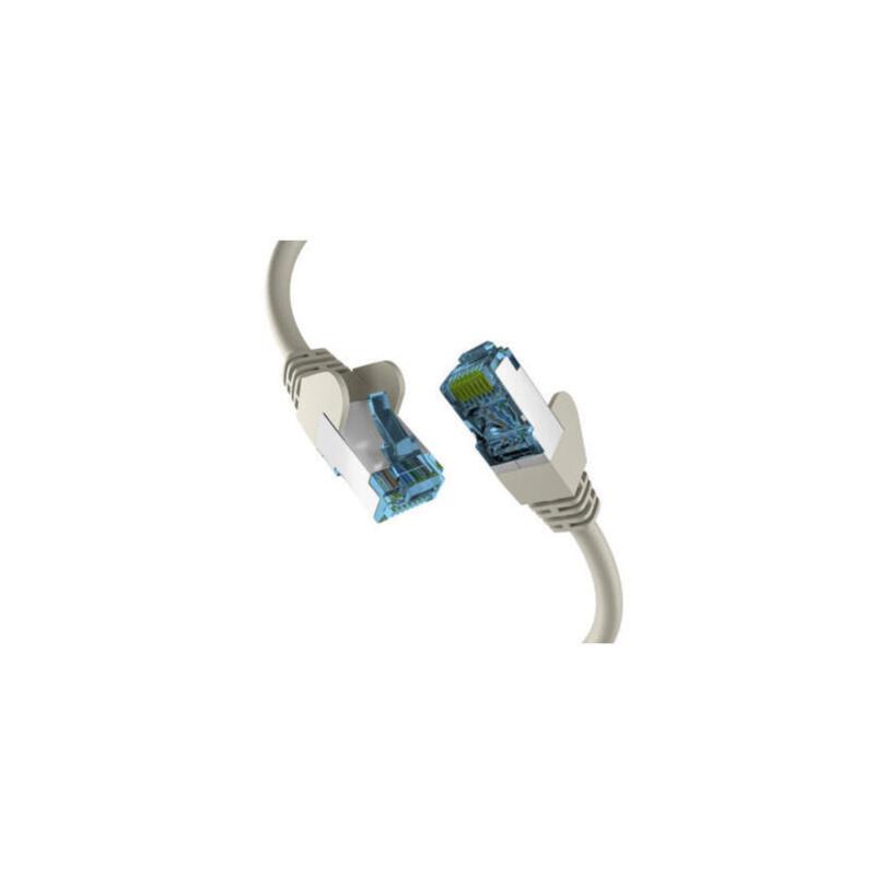 C ble r seau Efb rj45 avec cat7 rohcable gris 0.5m | Leroy Merlin