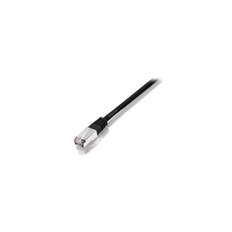 Equiper c ble r seau cat5e sf/utp 2xrj45 3,00m noir crossove polybeutel | Leroy Merlin