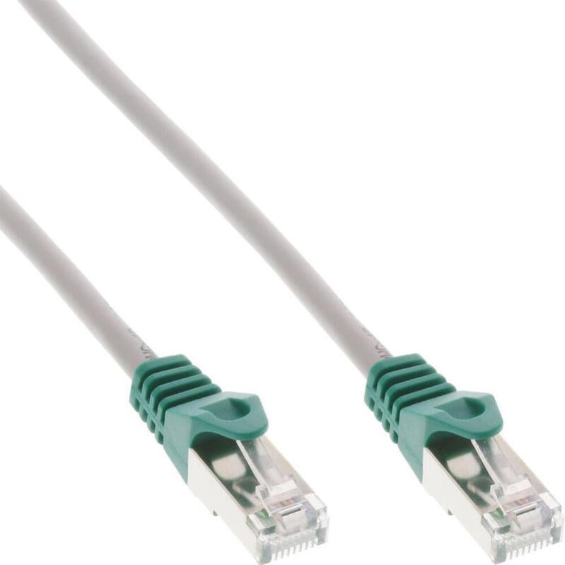 Inline crossover pc to pc patch cable f/utp cat.5e gris 2m | Leroy Merlin