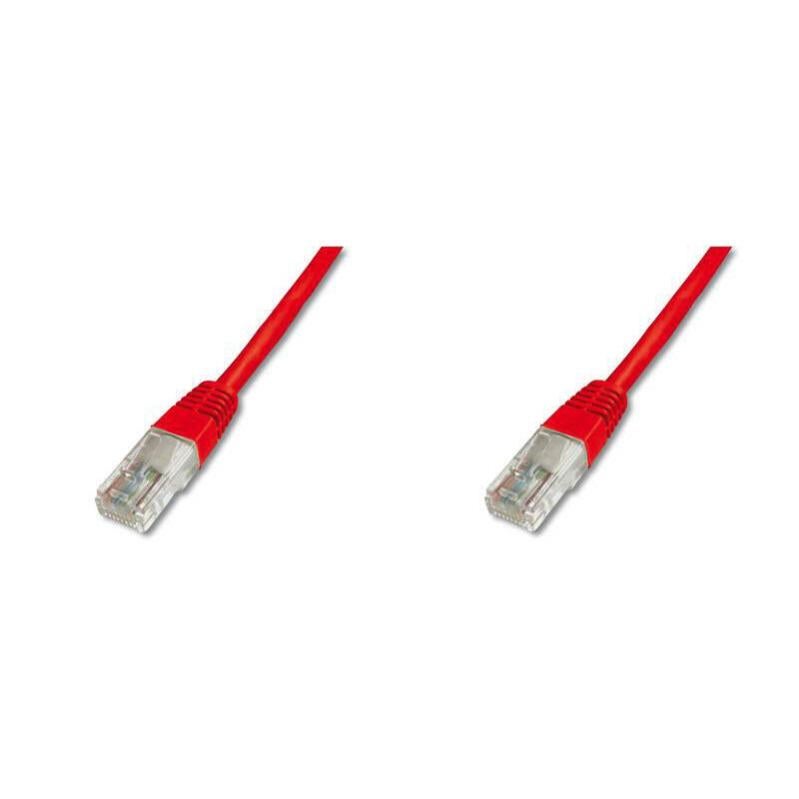 C ble r seau Digitus premium cat 5e utp 1,5 m rouge | Leroy Merlin