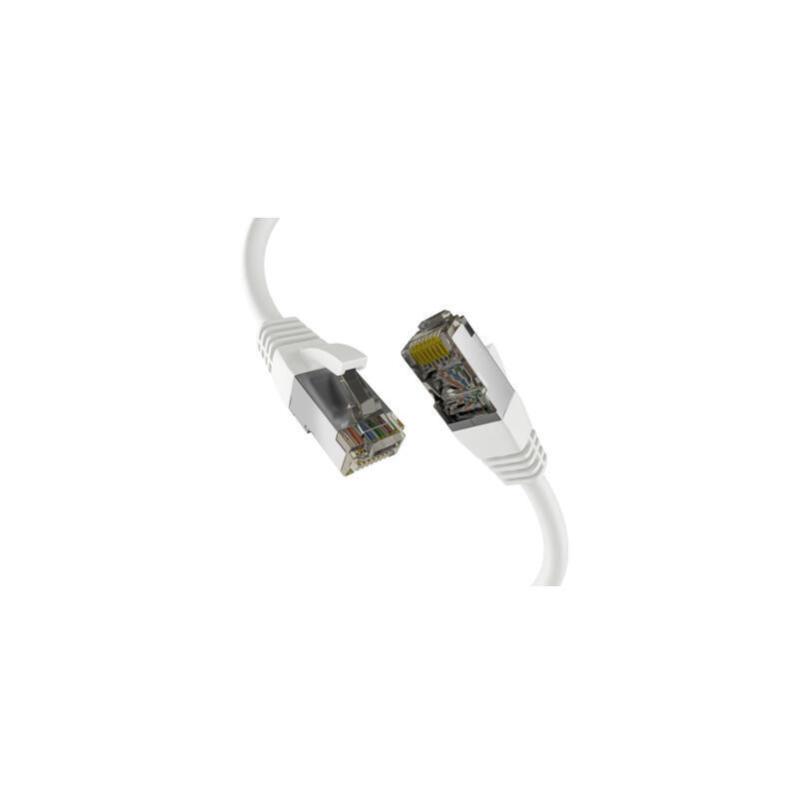 EFB cat8.1 blanc 0,25 m c ble r seau rj45 s ftp pimf | Leroy Merlin