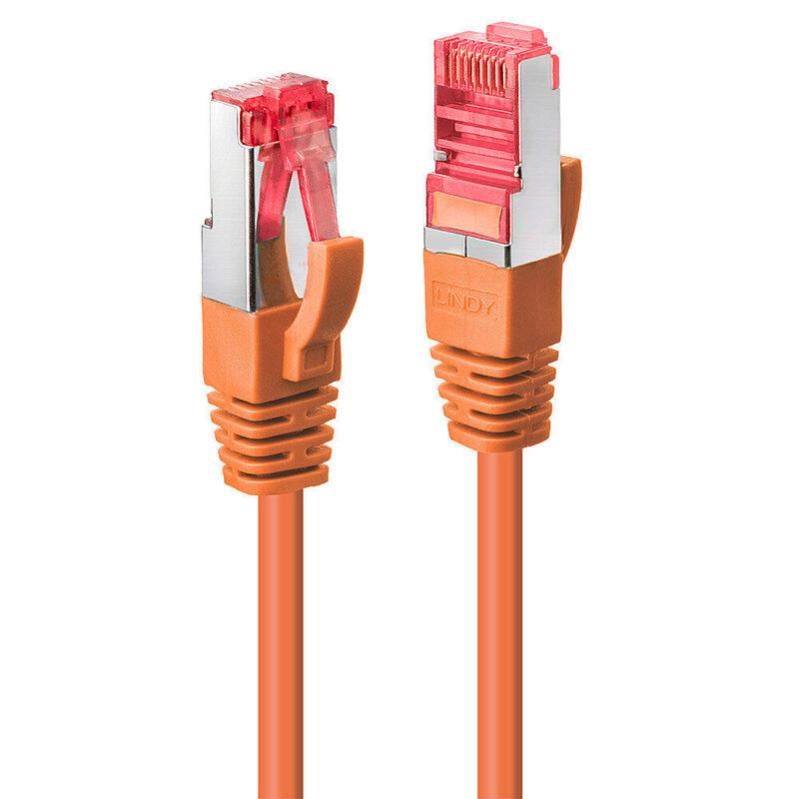 Lindy cable de red cat6 s/ftp orange 3.00m | Leroy Merlin