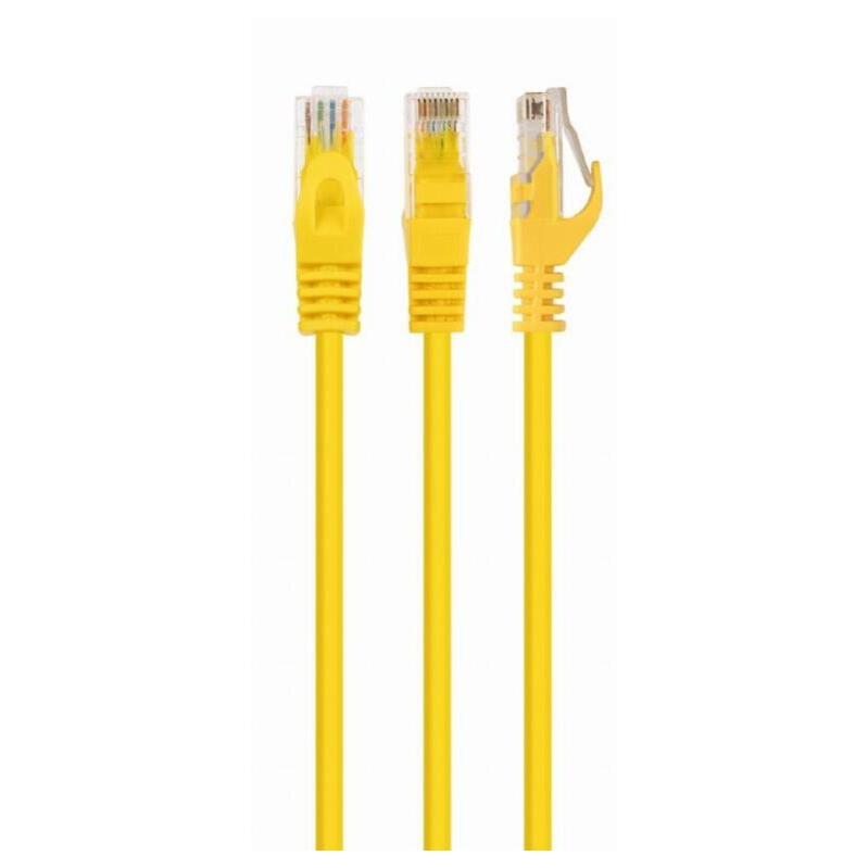 C ble r seau Gembird utp cat6 1,5 m jaune pp6u-1,5 m/an | Leroy Merlin