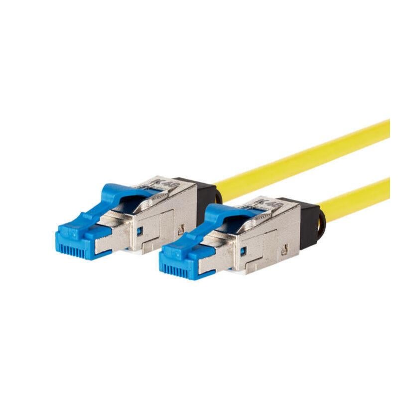 Metz connect 13084h0577-e c ble r seau jaune 0,5 m cat8.1 s/ftp (s-stp) | Leroy Merlin