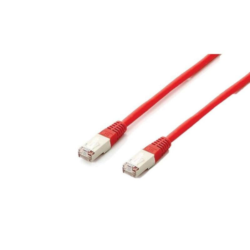 Equiper c ble r seau cat6a s/ftp 2xrj45 0.50m rouge lszh polybeutel | Leroy Merlin
