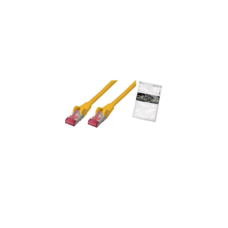 Shiverpeaks BS75711-AY C ble r seau Jaune 1 m Cat6a S/FTP (S-STP) | Leroy Merlin