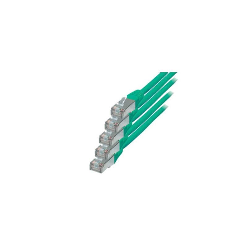 S-conn rj45-rj45, mm, 1m c ble r seau vert cat6 s/ftp (s-stp) | Leroy Merlin