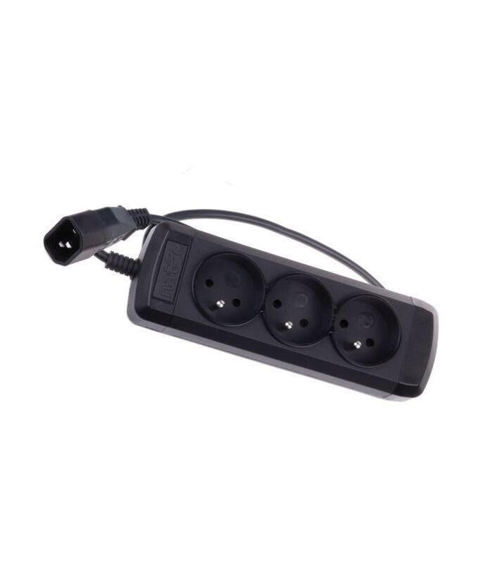 Natec nsp-0517 regleta de enchufes natec 3 tomas para sistema ups ...