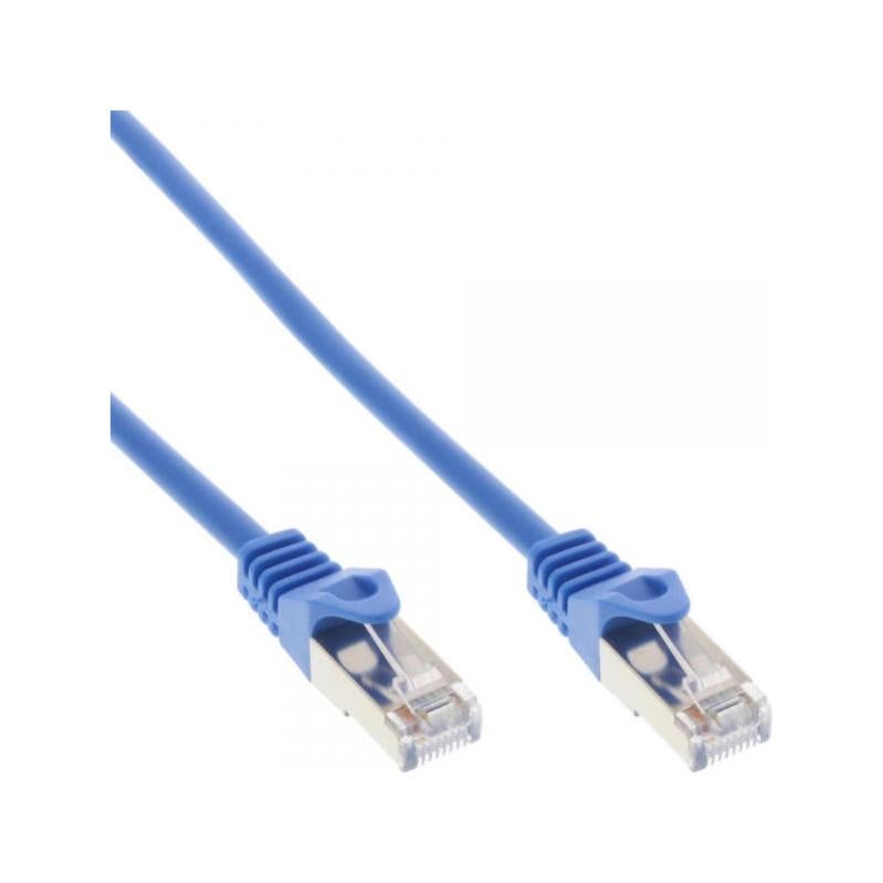 Cable de red inline f/utp cat.5e azul 1,5m | Leroy Merlin