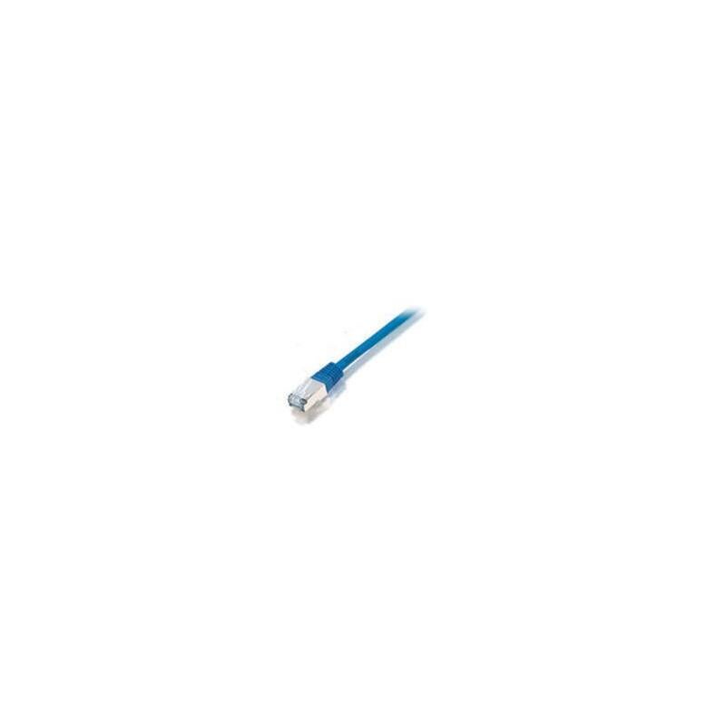 Equiper c ble r seau cat5e sf/utp 2xrj45 5,00m bleu polybeutel | Leroy Merlin