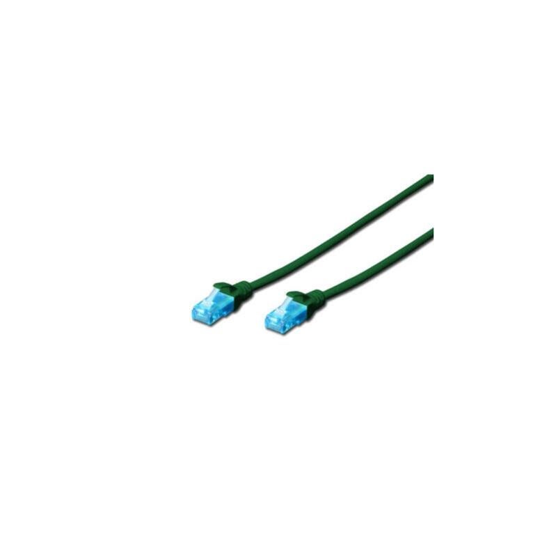 Digitus dk-1512-0025/g c ble r seau premium cat 5e utp 0,25 m, vert | Leroy Merlin