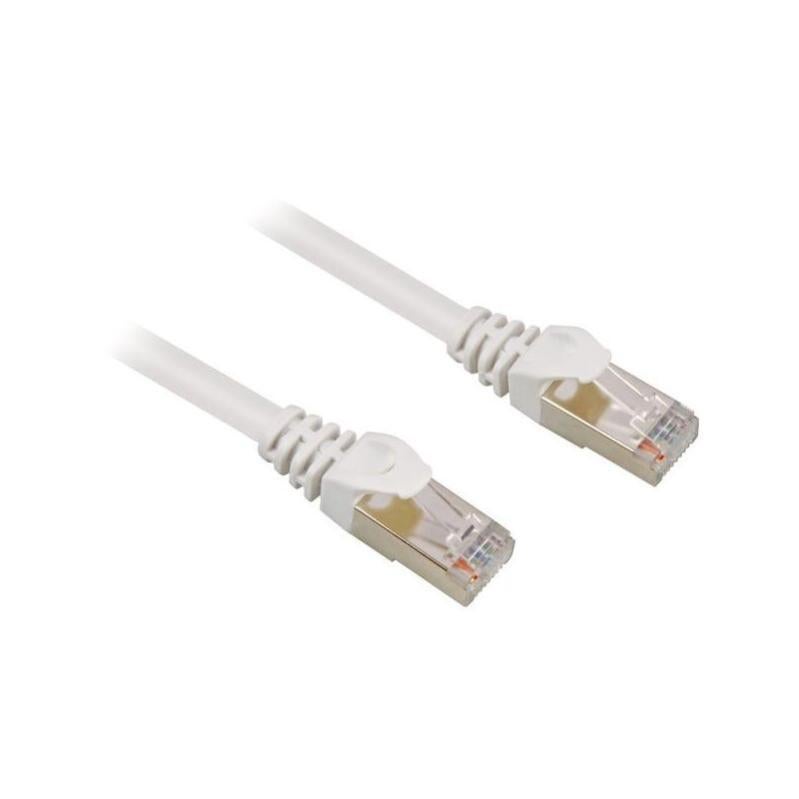 C ble r seau Sharkoon RJ45 Cat.6 SFTP blanc, 20 m tres 4.04495E+12 | Leroy Merlin