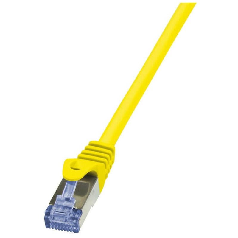 C ble r seau Logilink cat6a s/ftp awg26 pimf jaune 10m | Leroy Merlin