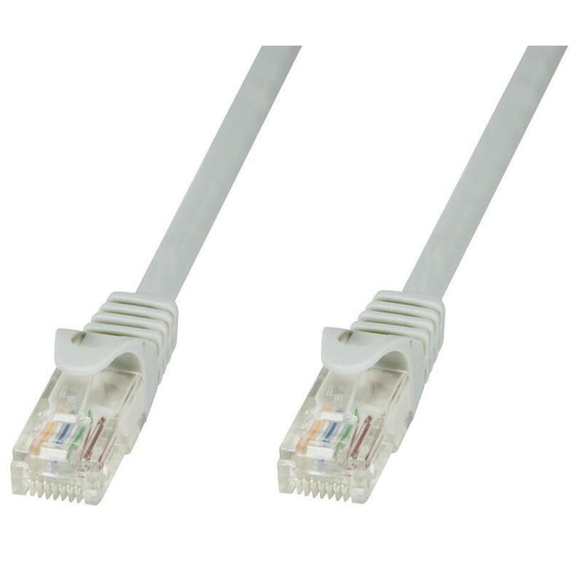 C ble r seau Techlypro rj45 cat5e utp cca 1m gris | Leroy Merlin