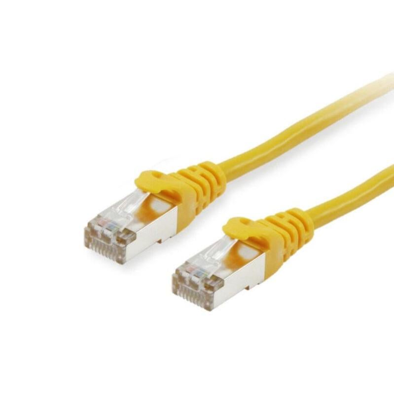 Equip c ble r seau cat6a s/ftp 2xrj45 5,00m jaune lszh | Leroy Merlin