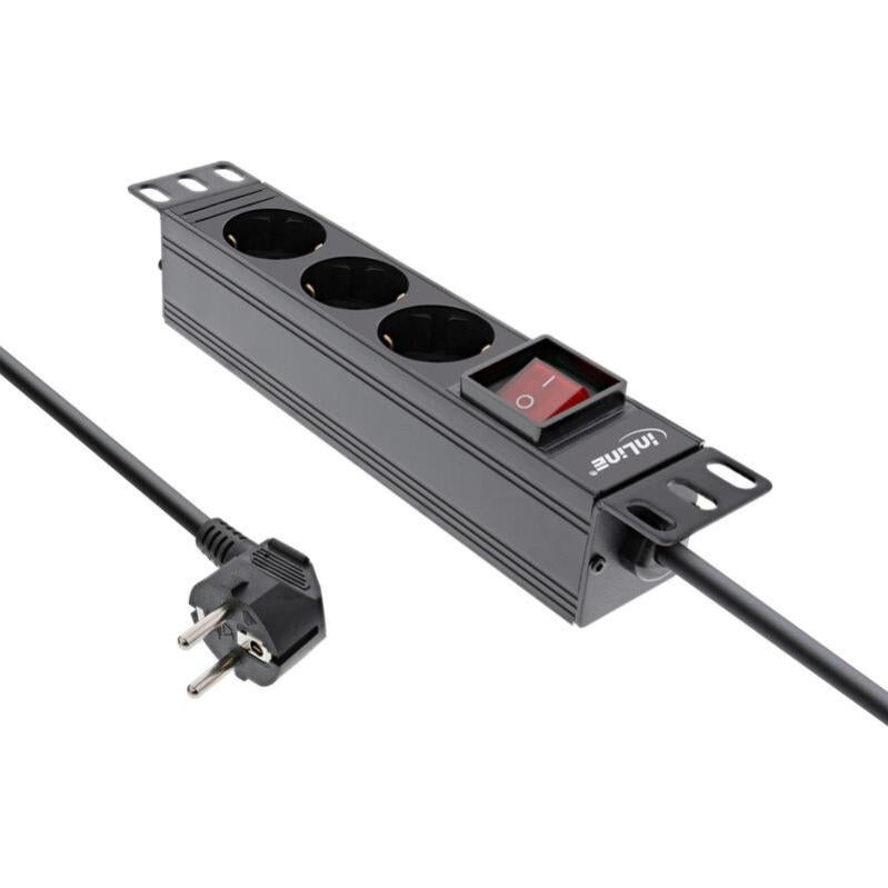 Multiprise pdu en ligne 10", prise de protection 3 ports, avec ...