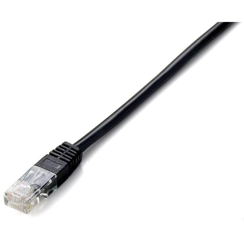 Equiper c ble r seau cat5e u/utp 2xrj45 10,00m noir | Leroy Merlin