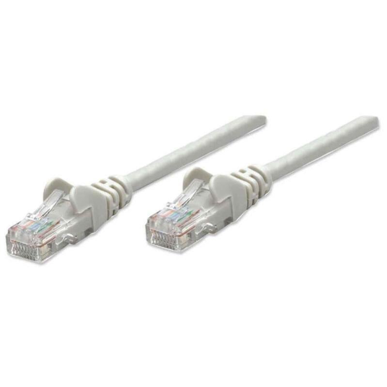 C ble r seau Intellinet rj45 u utp cat5e 5,0m hebelschutz gris | Leroy Merlin