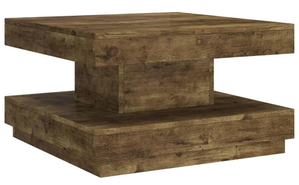 Table basse Marron foncé 60x60x35 cm MDF | Leroy Merlin